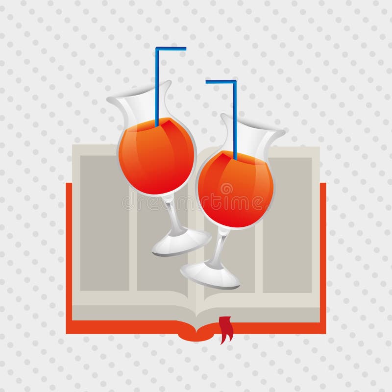Cocktail recipe design stock illustration. Illustration of background ...