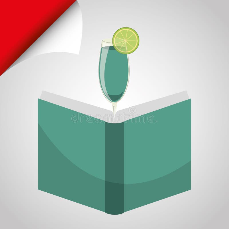 Cocktail recipe design stock illustration. Illustration of symbol ...