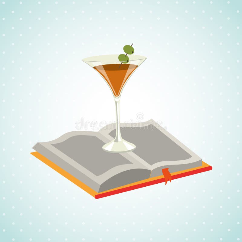 Cocktail recipe design stock illustration. Illustration of fruits ...