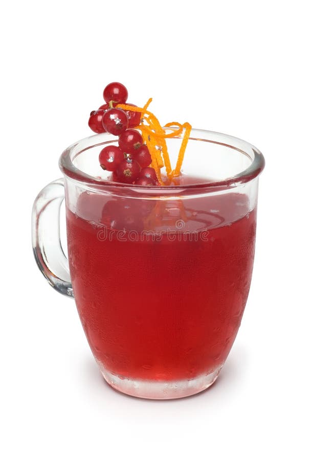 Cocktail with Red Currant stock photo. Image of combined - 29195580