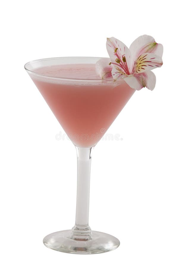 Cocktail rosa di Martini immagine stock. Immagine di studio - 36390921