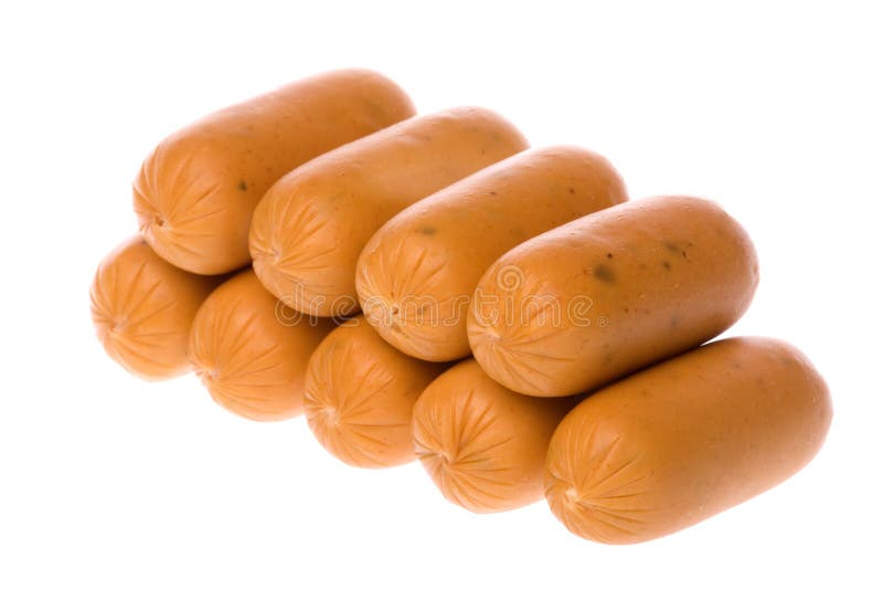 Cocktail sausages stock photo. Image of white, cocktail - 6923750