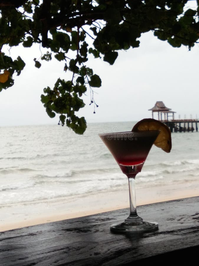 Cocktail by the sea stock image. Image of breeze, cocktail - 79042689