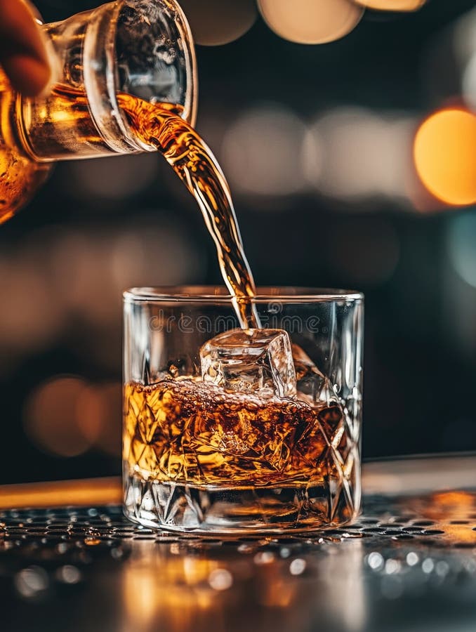 Cocktail Shaker stock image. Image of glass, whiskey - 364136965