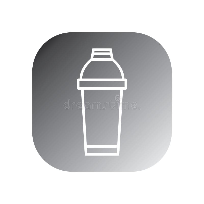 Cocktail Shaker Icon Vector Template Stock Vector - Illustration of ...