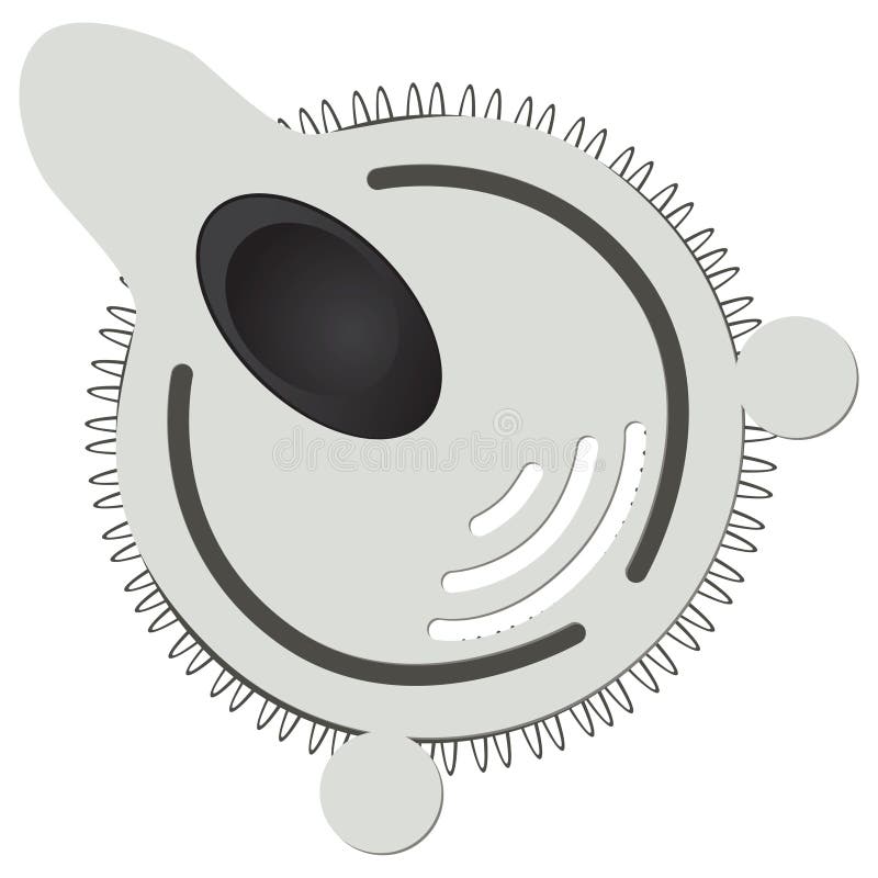 Cocktail strainer tool stock vector. Illustration of juice - 108325098