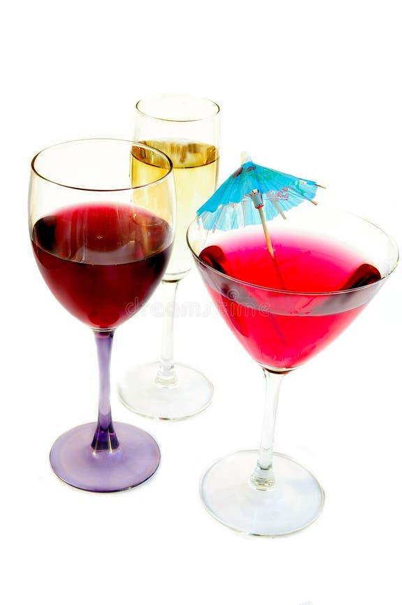 Cocktail trio stock image. Image of celebration, sweet - 1691659