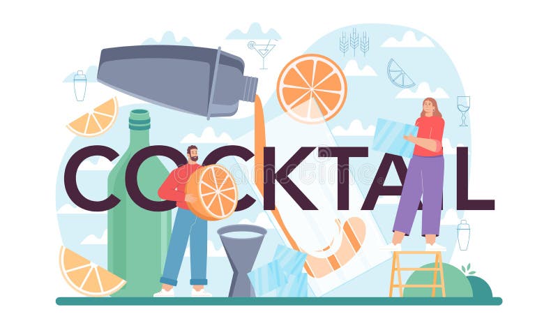 Cocktail Header Stock Illustrations – 746 Cocktail Header Stock ...
