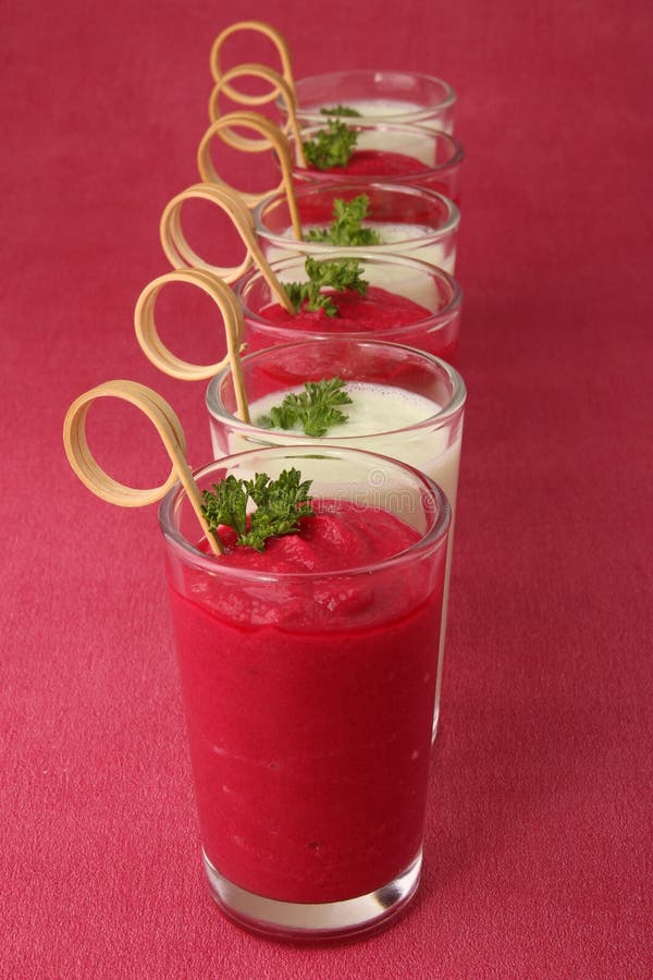 Cocktail of vegetable stock photo. Image of verrine, nutrition - 17362388