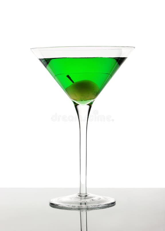 Cocktail verde fotografia stock. Immagine di acido, vista - 14698062