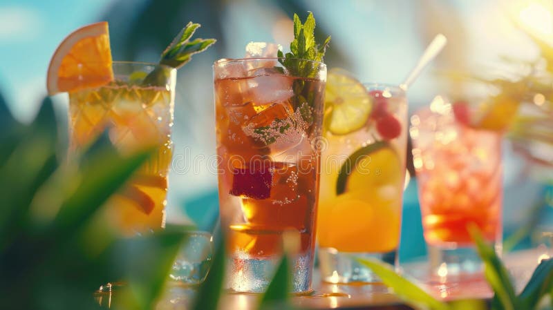 Cocktails Close Up stock photo. Image of restaurant - 374301748