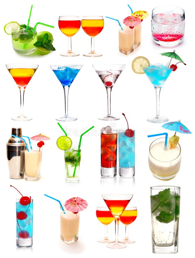 Cocktails collection stock photo. Image of mojito, garnish - 7086018