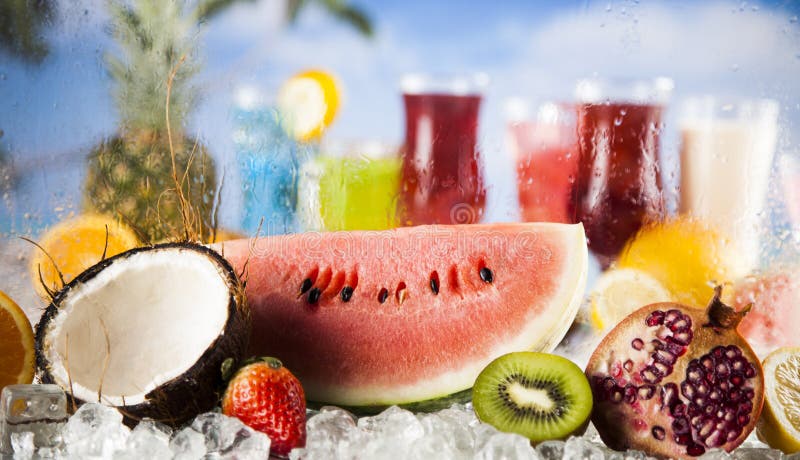 Exotic alcohol drinks stock photo. Image of cocktail - 115417140