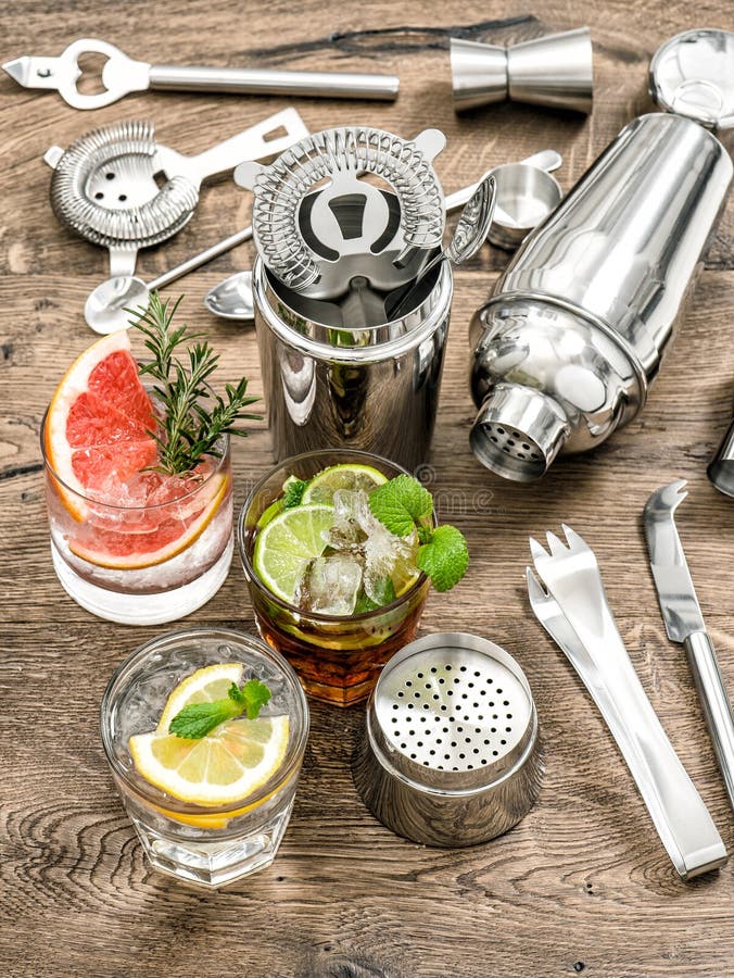 Cocktails Fruits Ice Bar Drink Making Tools Holidays Food Beverages ...