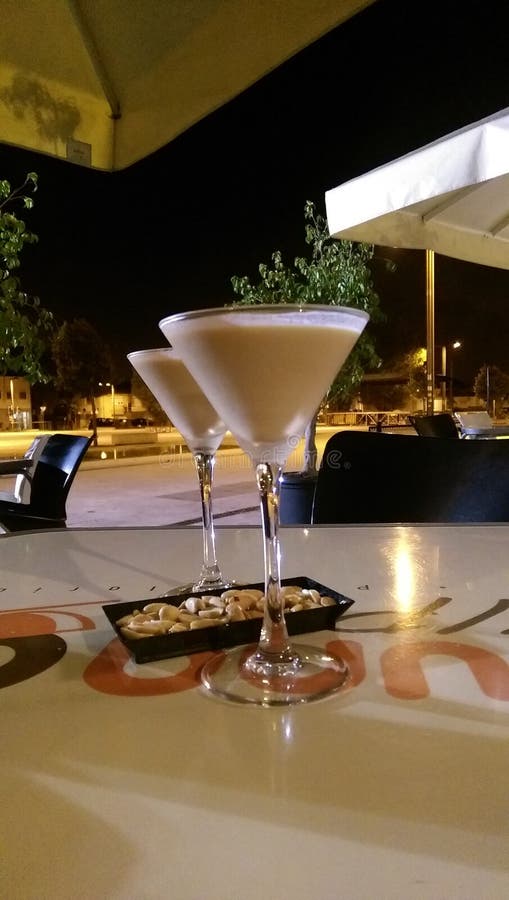 Cocktails for two stock photo. Image of friends, night - 46323534