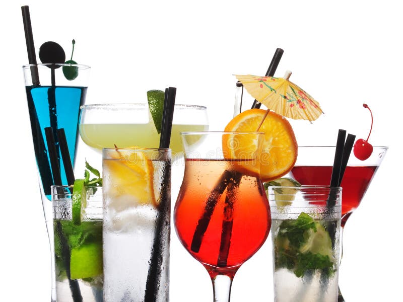 Cocktails stock image. Image of 1000009252, close, variety - 48816173