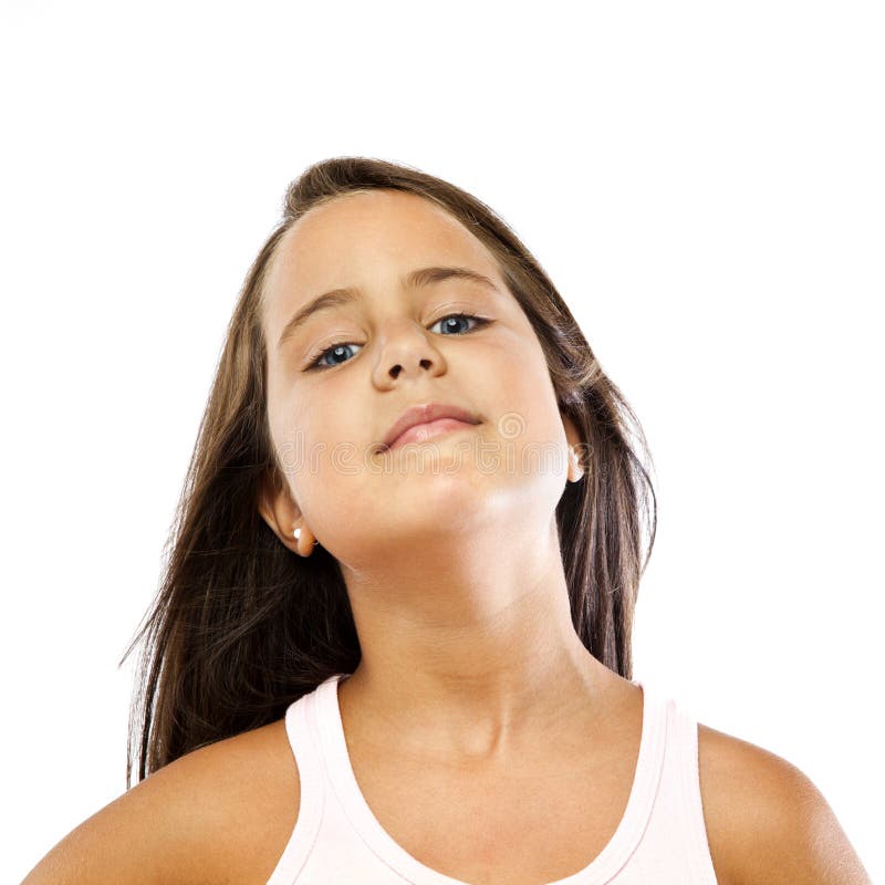 Cocky Cute Girl stock image. Image of beautiful, face - 22737207