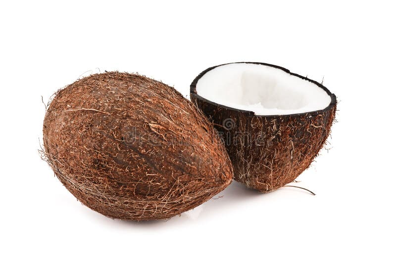 Coco seco foto de archivo. Imagen de tuercas, vida, blanco - 8810124