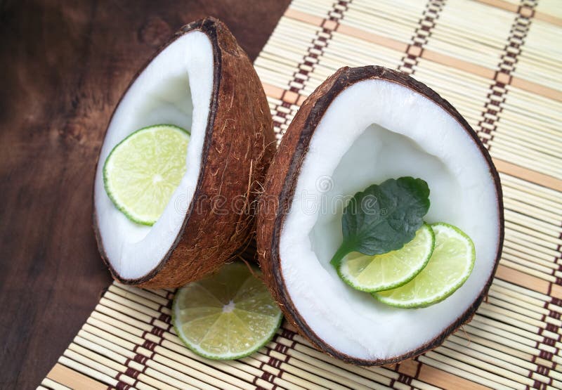 Coconut Fruit is Ready for Hindu Rituals Offering. Stock Image - Image ...