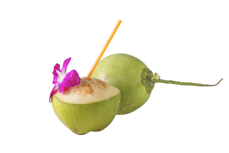 Coco Aislado Encendido Con El Fondo Limpio Imagen de archivo - Imagen ...