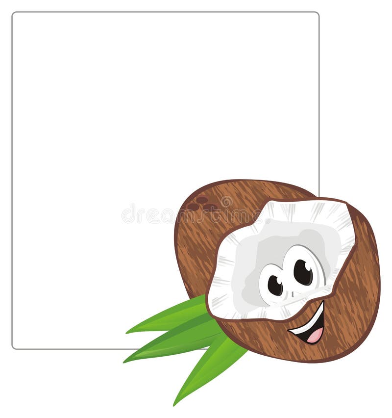 Coco Divertido Y Cartel Limpio Stock de ilustración - Ilustración de ...