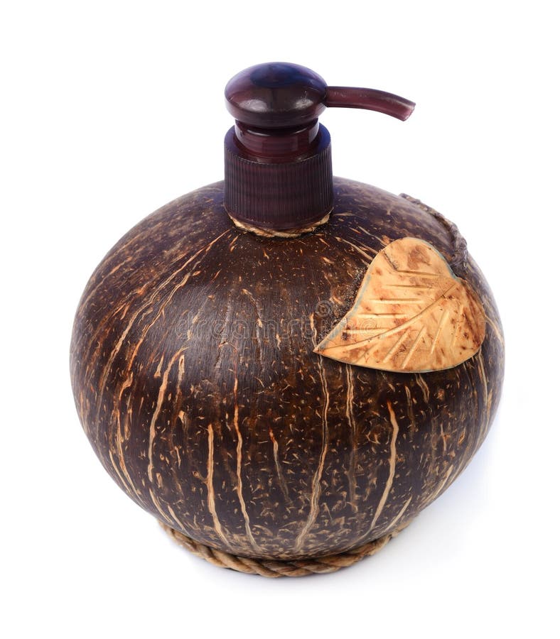 Coco en botella imagen de archivo. Imagen de tropical - 43317957