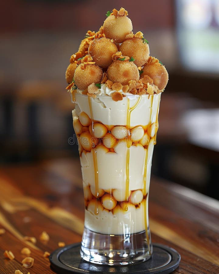 Coco Mango Delight Fresh Mango, Coconut Jelly, Tapioca Pearls, Crispy ...