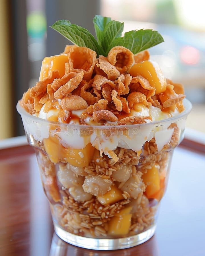 Coco Mango Delight Fresh Mango, Coconut Jelly, Tapioca Pearls, Vanilla ...