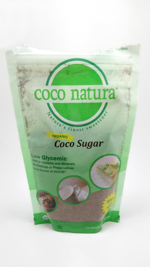Coco Natura Organic Coco Sugar in Manila, Philippines Editorial Stock ...