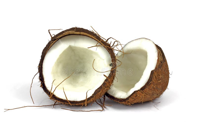 Coco partido imagen de archivo. Imagen de duro, tuerca - 77618435
