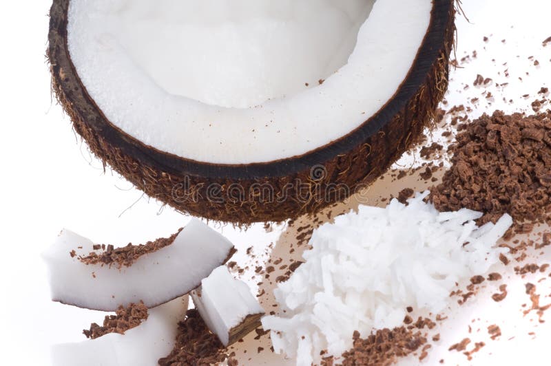 Coco pulp stock image. Image of chocolate, cleaved, coconut - 11347719
