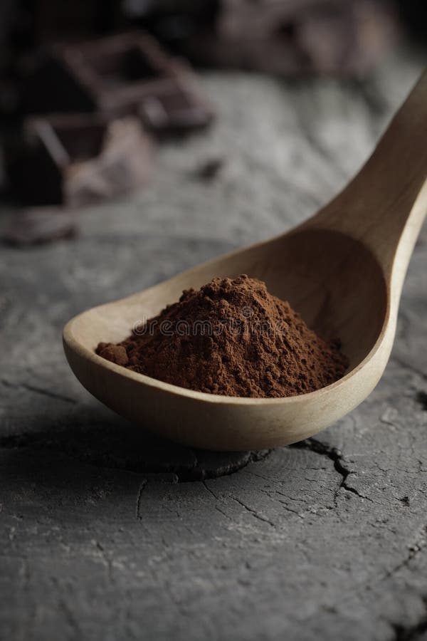 Cocoa stock image. Image of copy, close, powder, wood - 27941445