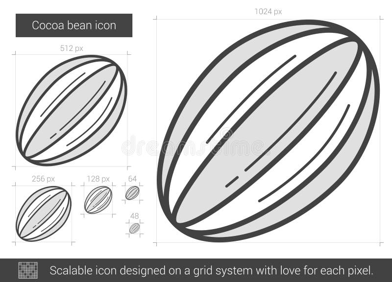 Cocoa Pod Line Drawing Stock Illustrations – 1,047 Cocoa Pod Line ...