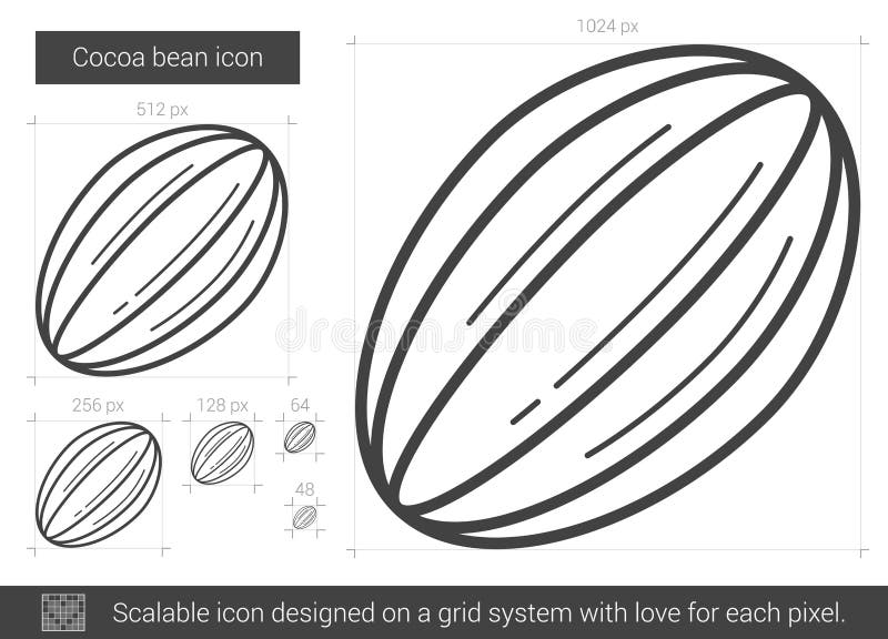 Cocoa Pod Line Drawing Stock Illustrations – 1,047 Cocoa Pod Line ...