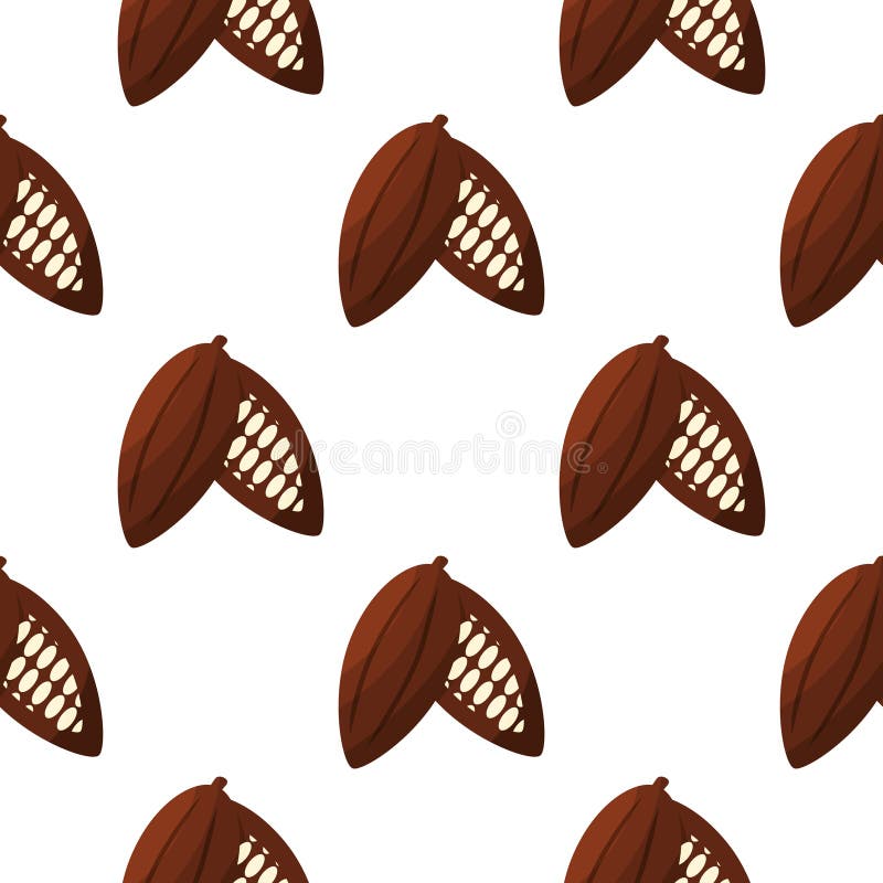 Cocoa Bean Pattern Stock Illustrations – 2,652 Cocoa Bean Pattern Stock ...