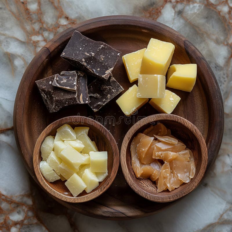 Cocoa Butter, Mango Butter, Kokum Butter, Natural Emollients Stock ...