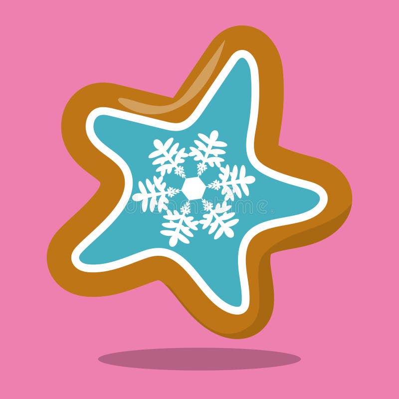 Cocoa and Cookies Blue Star 10 Stock Vector - Illustration of blue ...
