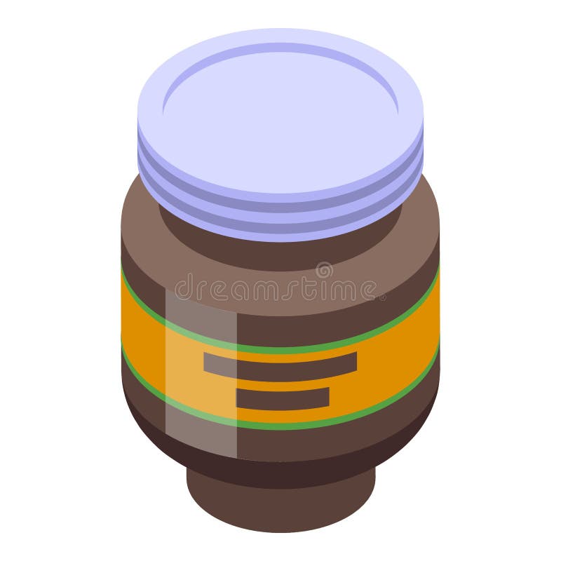 Cocoa Cream Jar Icon Isometric Vector. Chocolate Hazelnut Stock Vector ...