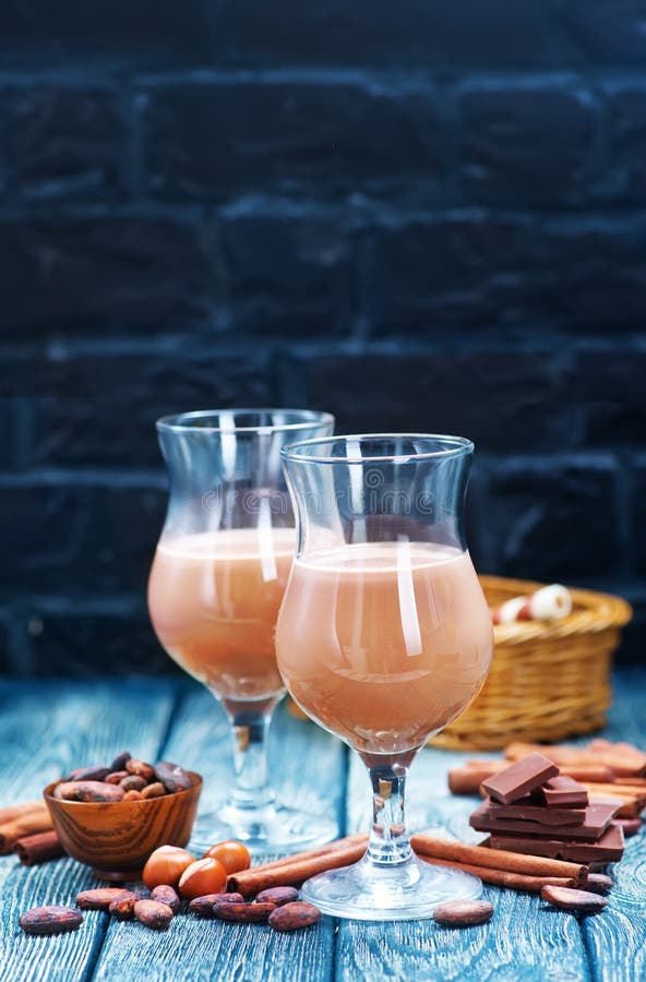 Cocoa drink stock photo. Image of powder, glass, anise - 89687826