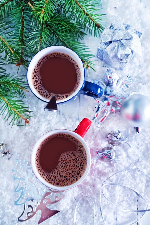 Cocoa drink stock image. Image of cappuccino, gastronomy - 48243283