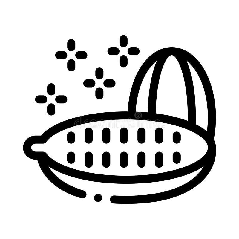 Cocoa Fruit Icon Vector Outline Illustration Stock Vector ... Cocoa Fruit Icon Vector Outline Illustration Stock Vector ...