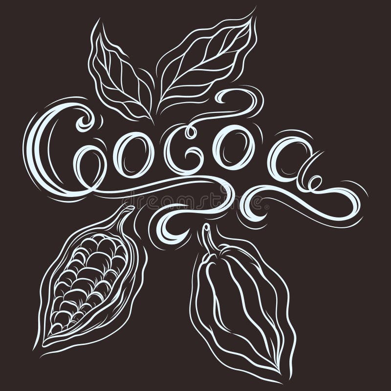 Logo cocoa stock vector. Illustration of decorative - 152212847 Logo cocoa stock vector. Illustration of decorative - 152212847