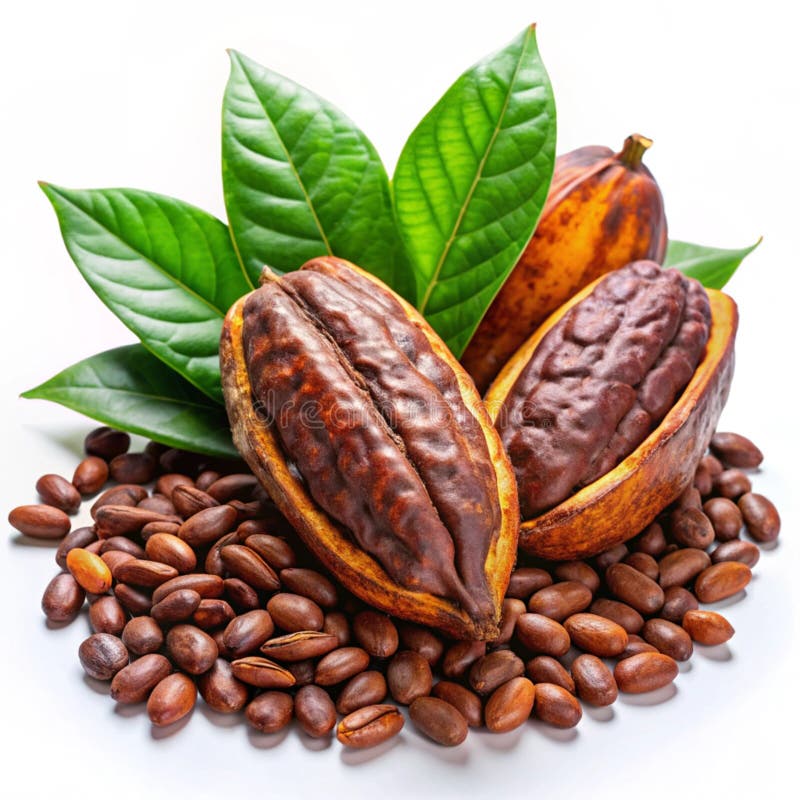 Cocoa Pods and Cocoa Beans. Stock Photo - Image of food, healthy: 356535590