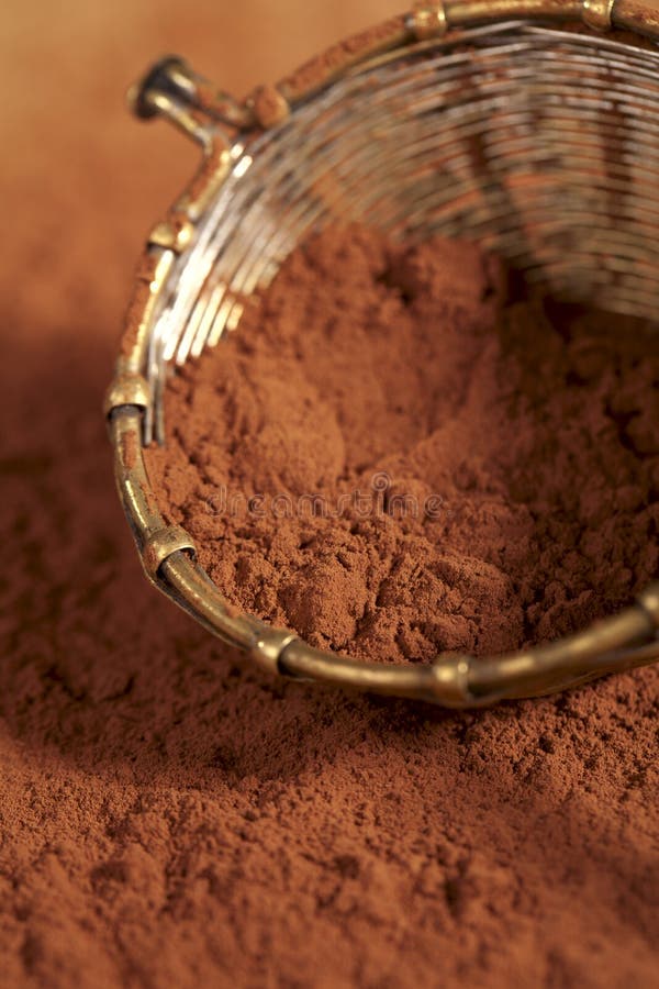 Cocoa powder stock photo. Image of rustic, full, frame - 18470086