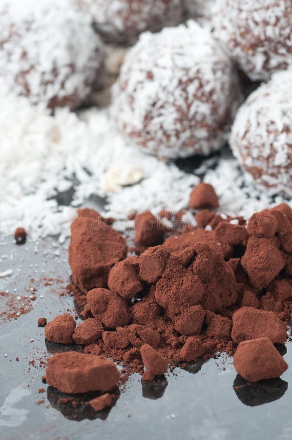 Flour and cocoa stock image. Image of powder, bowl, cooking - 3817831