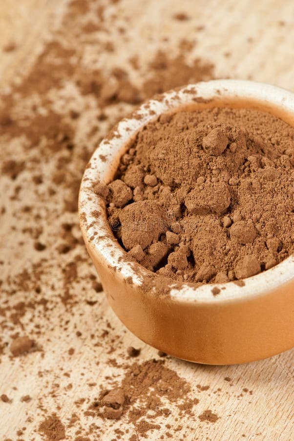 Cocoa powder stock image. Image of black, merchandise - 45681219
