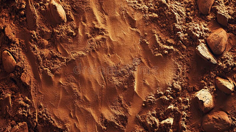 Cocoa Powder Texture Background. Chocolate Dessert Ingredient Stock ...
