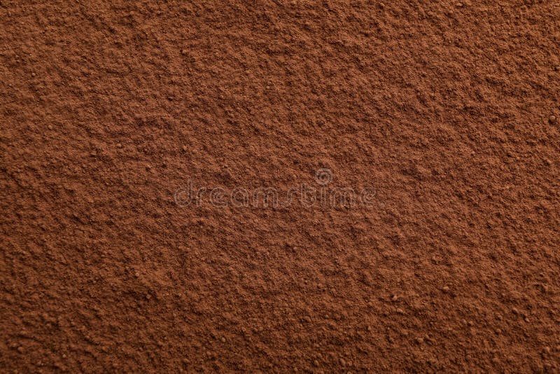 Cocoa Powder Textured Background, Close Up Stock Photo - Image of brown ...