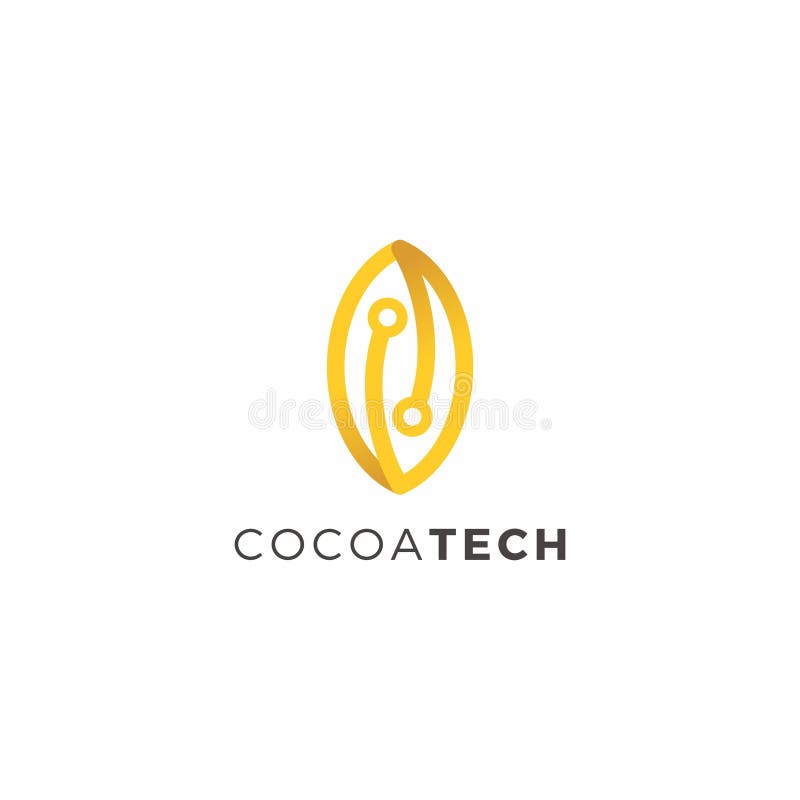 Cocoa Technology Logo stock vector. Illustration of logo - 306615643