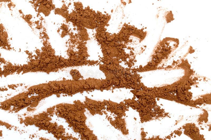 Cocoa on white background stock image. Image of white - 106211515